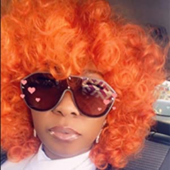 Accessories | Orange Copper Afro Short Curly Full Wigs | Poshmark